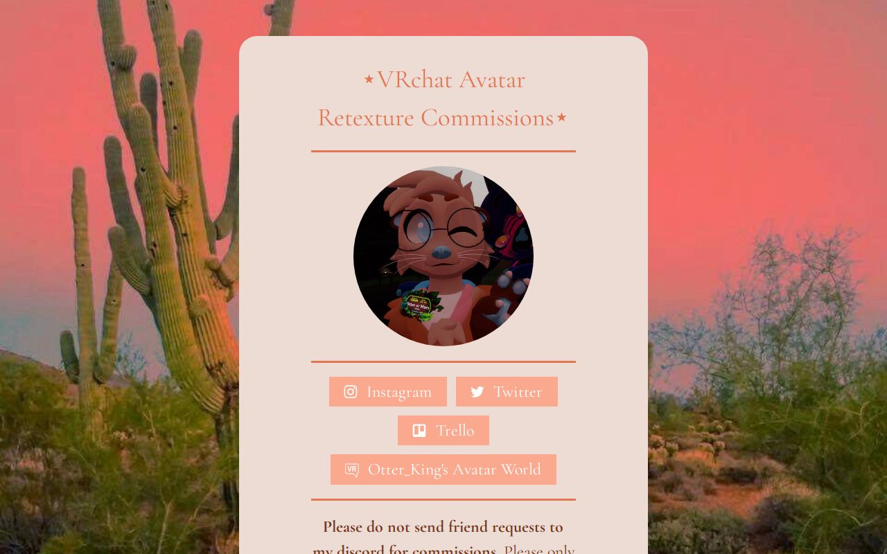 VRchat Avatar Retexture Commissions